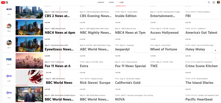 YouTube TV vs. DIRECTV via Internet - 2023 Comparison