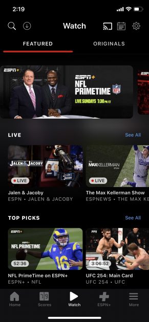 2021 ESPN Plus Streaming Service Review & Ratings